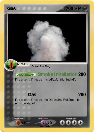 Pokémon Gas 95 95 - Smoke inhaliation - My Pokemon Card