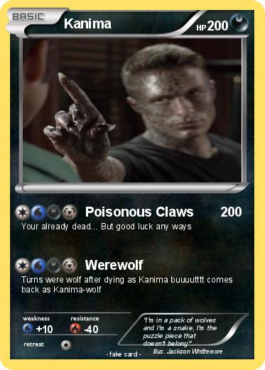 Pokémon Kanima 1 1 - Poisonous Claws - My Pokemon Card
