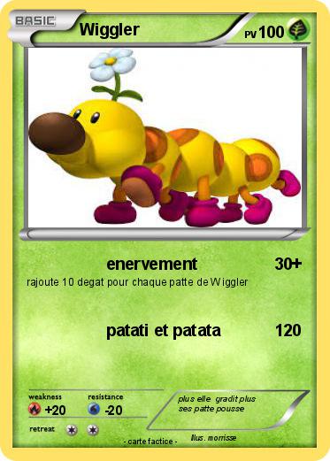 Pokémon Wiggler 88 88 - enervement - Ma carte Pokémon