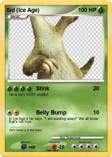 Pokémon Sid Ice Age 1 1 - Stink - My Pokemon Card