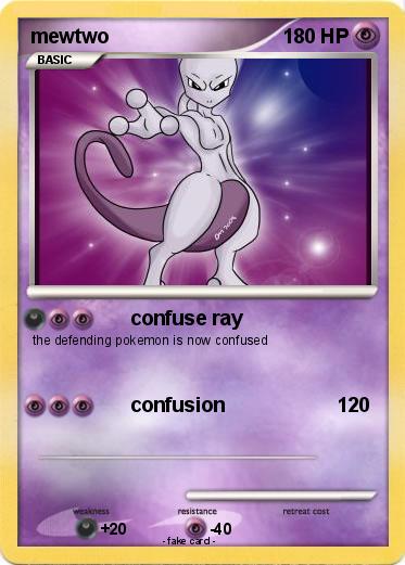 Pokémon mewtwo 3828 3828 - confuse ray - My Pokemon Card