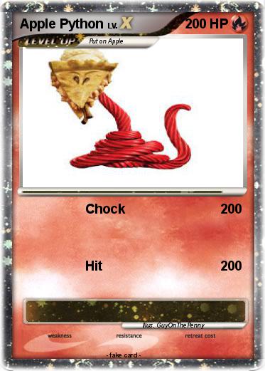 Pokémon Apple Python - Chock - My Pokemon Card