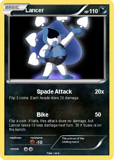 Pokémon Lancer 72 72 - Spade Attack - My Pokemon Card