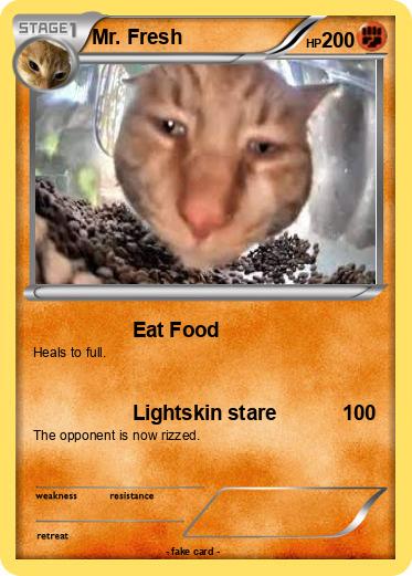 Pokémon Mr Fresh 7 7 - Eat Food - My Pokemon Card