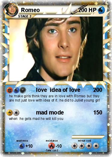 Pokémon Romeo 120 120 - love idea of love - My Pokemon Card