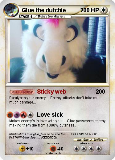 Pokémon Glue the dutchie - Sticky web - My Pokemon Card