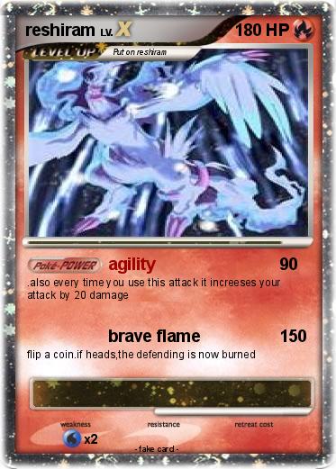 Pokémon reshiram 4904 4904 - agility - My Pokemon Card