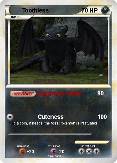 Pokémon Toothless 238 238 - Lightning Strike - My Pokemon Card