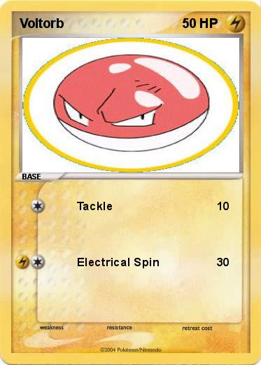 Pokémon Voltorb 2 2 - Tackle - My Pokemon Card