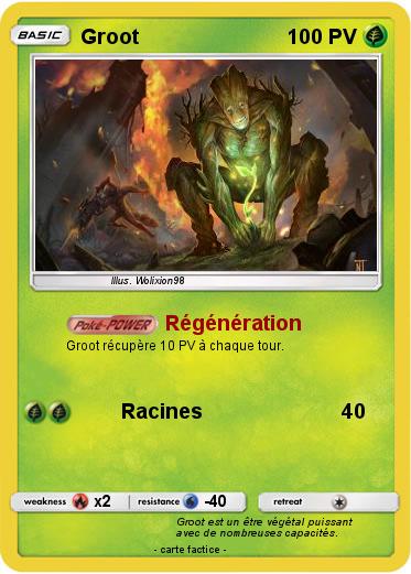Pokémon Groot 123 123 - Régénération - Ma carte Pokémon