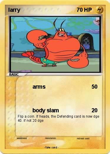 Pokémon larry 136 136 - arms - My Pokemon Card