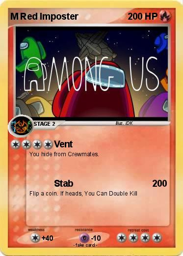 Pokémon M Red Imposter - Vent - My Pokemon Card