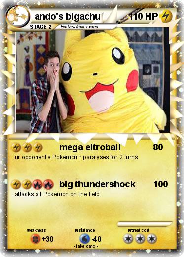 Pokémon ando s bigachu - mega eltroball - My Pokemon Card