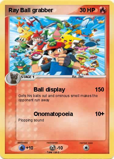 Pokémon Ray Ball grabber - Ball display - My Pokemon Card