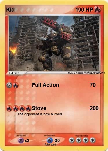 Pokémon Kid 1608 1608 - Full Action - My Pokemon Card