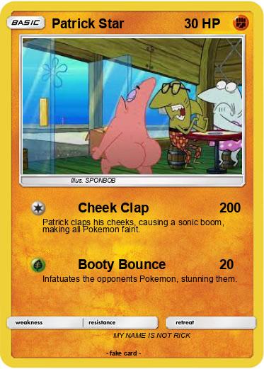 Pokémon Patrick Star 576 576 - Cheek Clap - My Pokemon Card