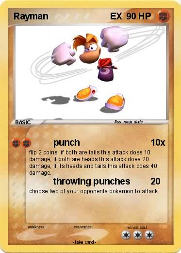 Pokémon Rayman EX 1 1 - punch - My Pokemon Card