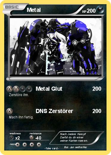 Pokémon Metal 2597 2597 - Metal Glut - My Pokemon Card
