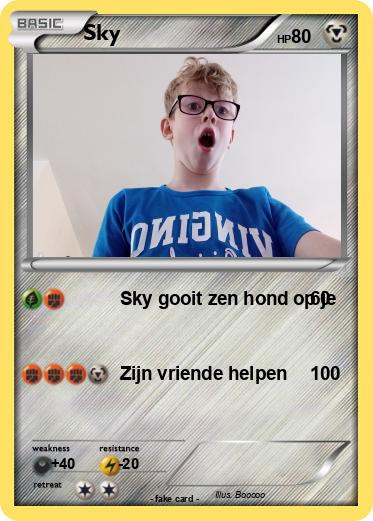 Pokémon Sky 901 901 - Sky gooit zen hond op je - My Pokemon Card
