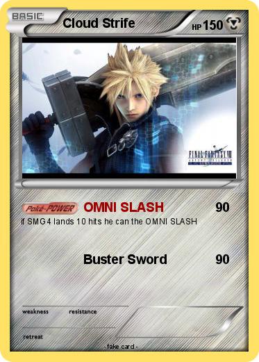 Pokémon Cloud Strife 111 111 - OMNI SLASH - My Pokemon Card