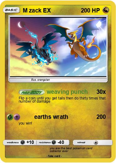 Pokémon M zack EX - weaving punch - My Pokemon Card