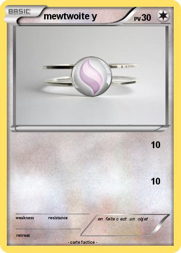 Pokémon mewtwoite y - Ma carte Pokémon
