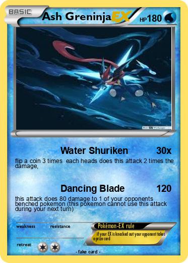 Pokémon Ash Greninja 994 994 - Water Shuriken - My Pokemon Card