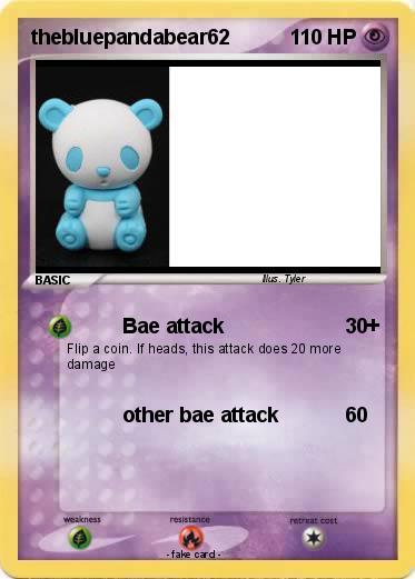 Pokémon thebluepandabear62 - Bae attack - My Pokemon Card