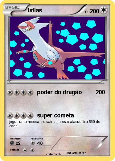 Pokémon latias 972 972 - poder do dragão - My Pokemon Card