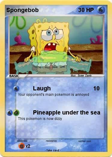 Pokémon Spongebob 3209 3209 - Laugh - My Pokemon Card