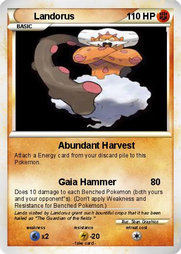 Pokémon Landorus 251 251 - Abundant Harvest - My Pokemon Card