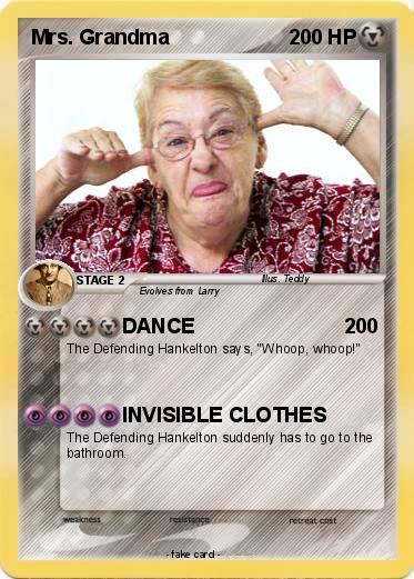Pokémon Mrs Grandma - DANCE - My Pokemon Card