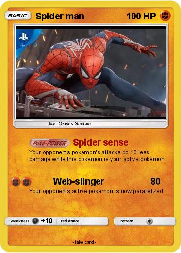 Pokémon Spider man 1106 1106 - Spider sense - My Pokemon Card