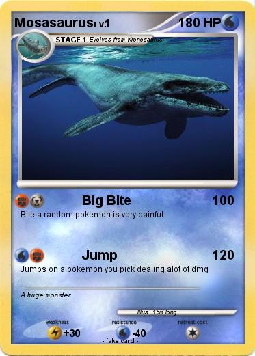 Pokémon Mosasaurus 47 47 - Big Bite - My Pokemon Card