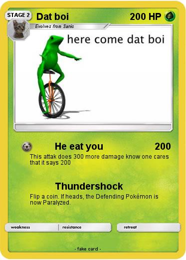 Pokémon Dat boi 482 482 - He eat you - My Pokemon Card