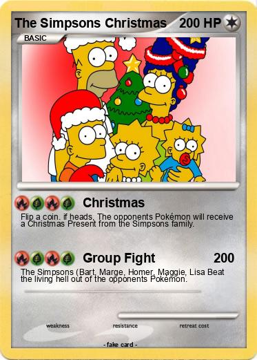 Pokémon The Simpsons Christmas - Christmas - My Pokemon Card