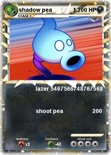 Pokémon shadow pea 1 1 1 - lazer 5467566748767568 - My Pokemon Card