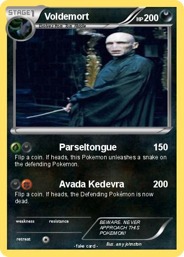 Pokémon Voldemort 483 483 - Parseltongue - My Pokemon Card