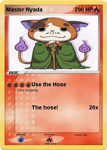 Pokémon Master Nyada 2 2 - Use the Hose - My Pokemon Card