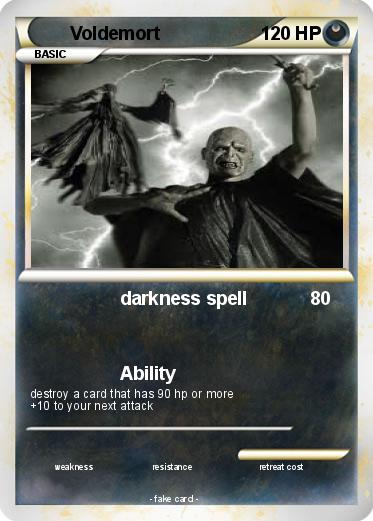 Pokémon Voldemort 433 433 - darkness spell - My Pokemon Card