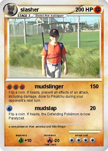Pokémon slasher 61 61 - mudslinger - My Pokemon Card