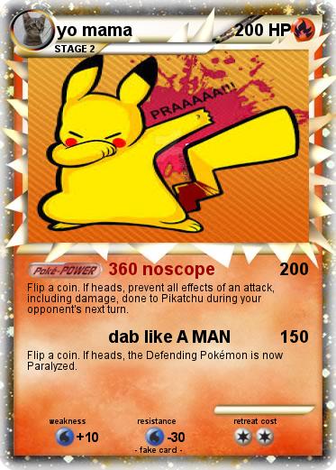 Pokémon yo mama 568 568 - 360 noscope - My Pokemon Card