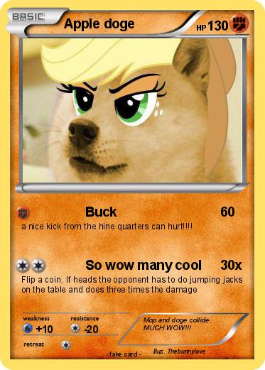 Pokémon Apple doge - Buck - My Pokemon Card