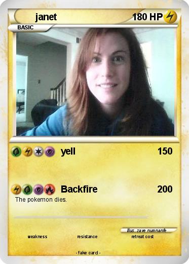 Pokémon janet 6 6 - yell - My Pokemon Card