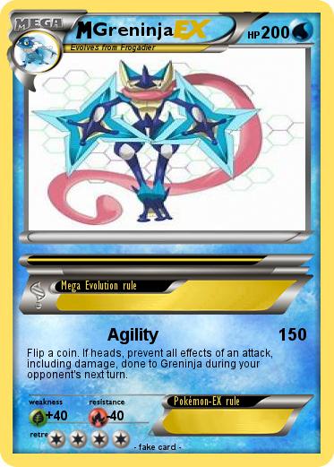 Pokémon Greninja 983 983 - Agility - My Pokemon Card