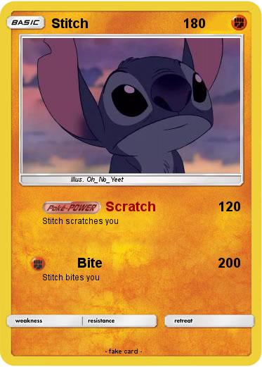 Pokémon Stitch 335 335 - Scratch - My Pokemon Card
