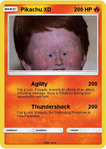 Pokémon Pikachu XD 3 3 - Agility - My Pokemon Card