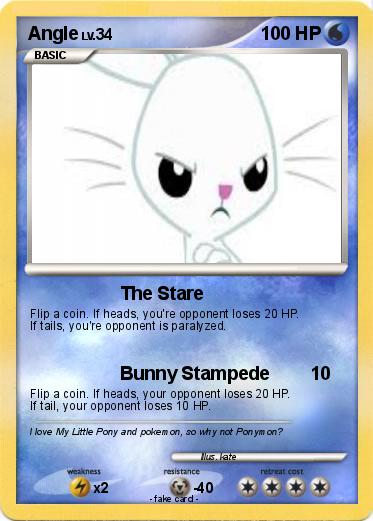 Pokémon Angle 48 48 - The Stare - My Pokemon Card