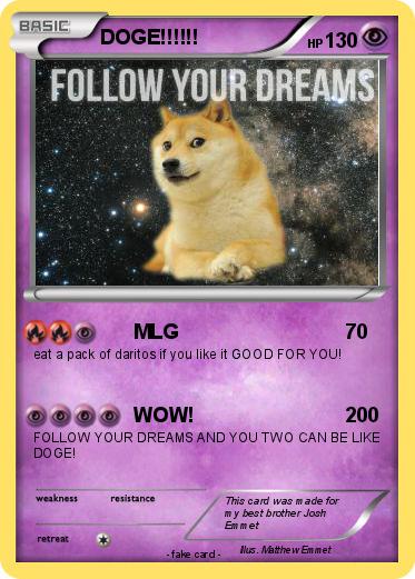 Pokémon DOGE 1877 1877 - MLG - My Pokemon Card