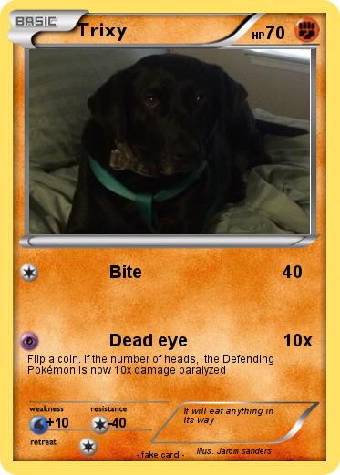 Pokémon Trixy 1 1 - Bite - My Pokemon Card